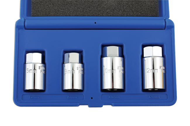 Laser Tools 3734 Stud Extractor Set - Short Series 4pc