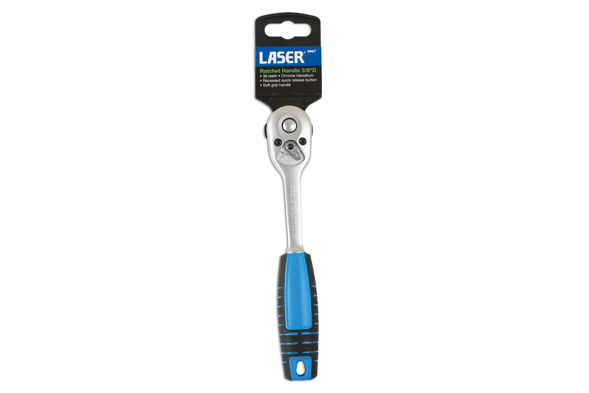 Laser Tools 6667 Heavy Duty Ratchet 3/8"D