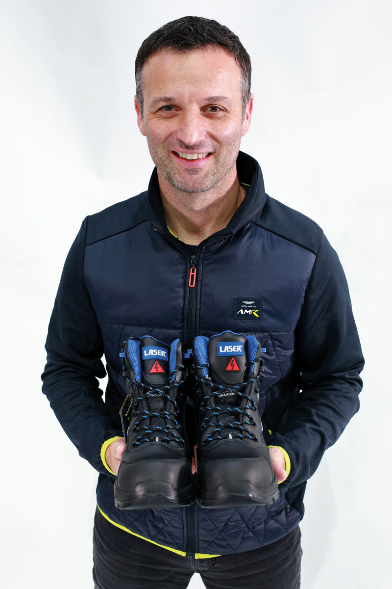 Laser Tools 7975 ELEC EV Safety Work Boots, Size 11 (UK) / 45 (EU)