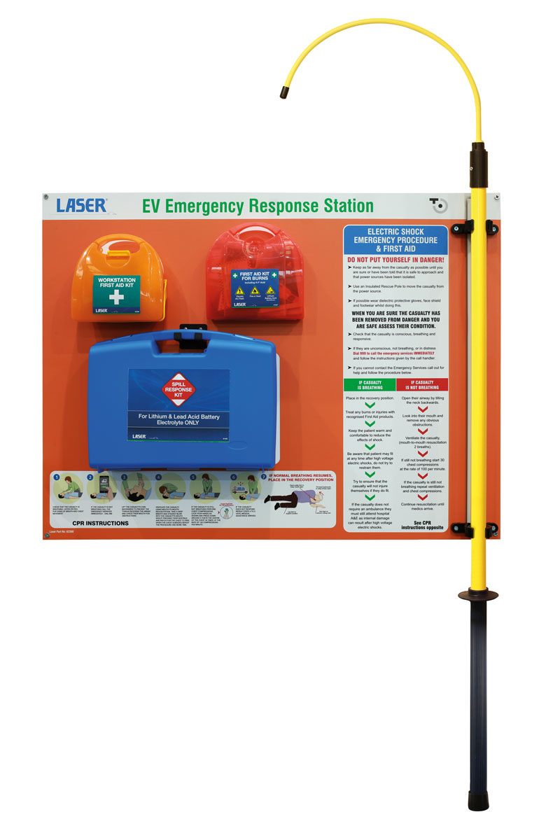 Laser Tools 8969 EV Emergency Response Station c/w, Electric Burns Kit ...